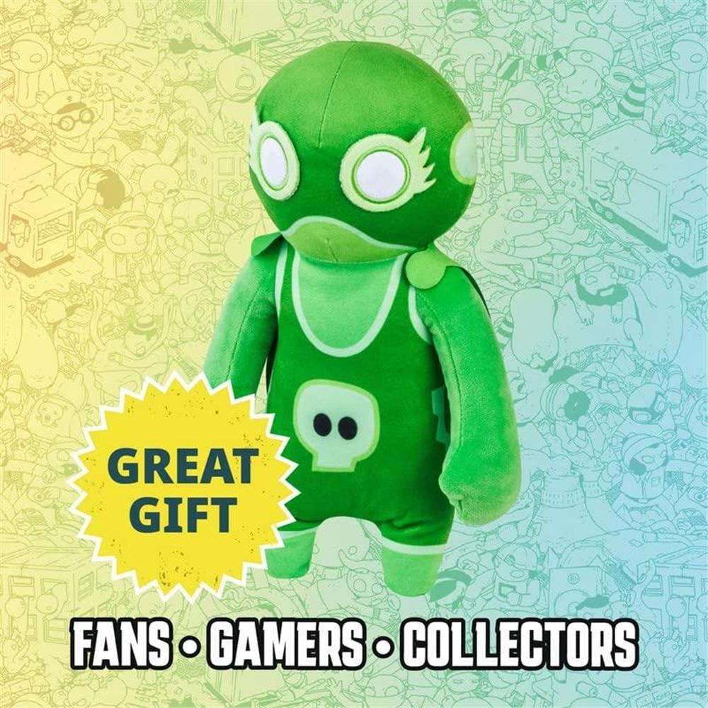 Gang Beasts Green Wrestler Plush 12" Video Game Character Doll Figure ...