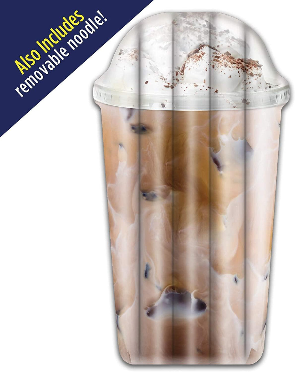 Iced Coffee Water Float & Noodle 2-in-1 Pool Blow Up Inflatable Raft M ...