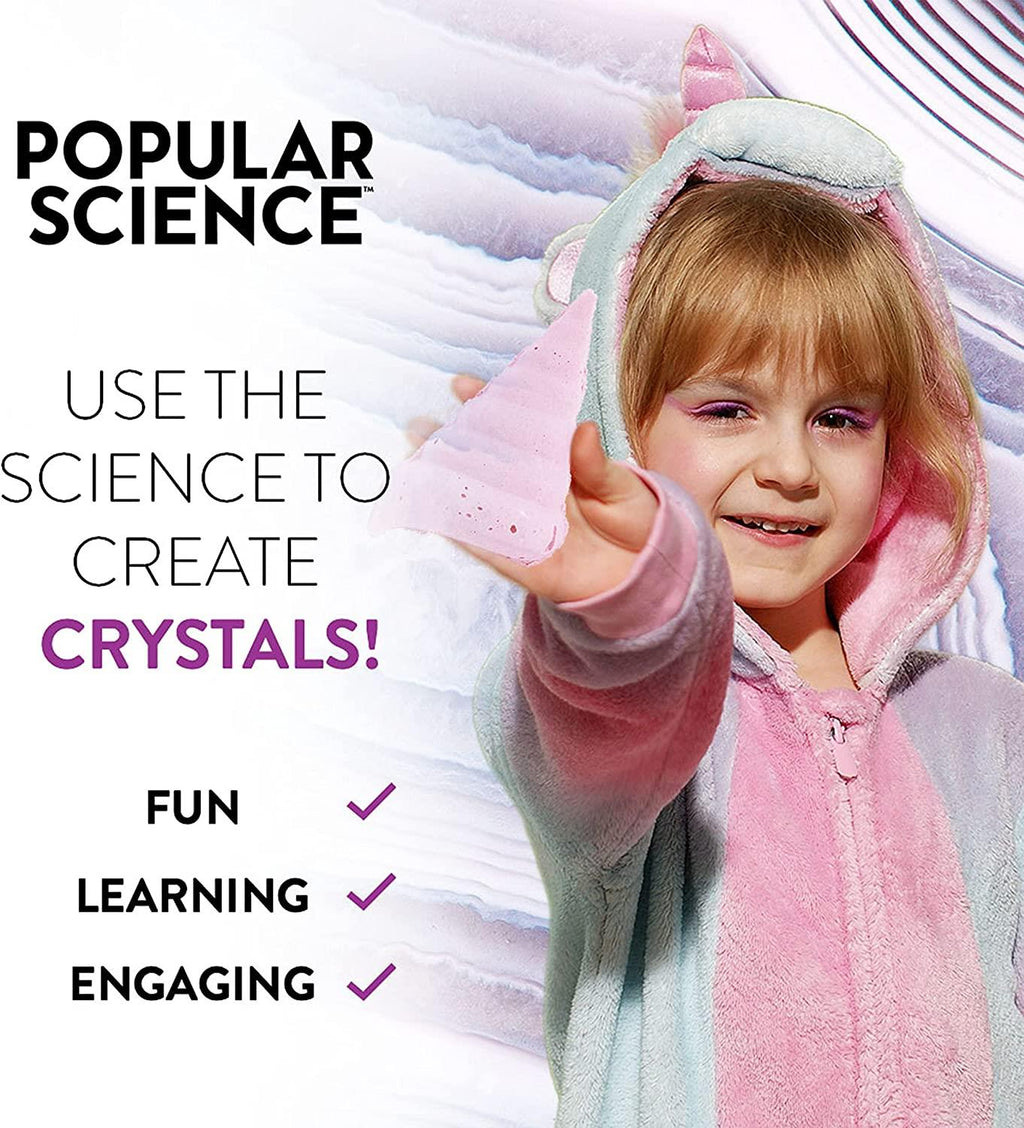 Popular Science Crystal Science Kit STEAM Educational Learning Experim ...