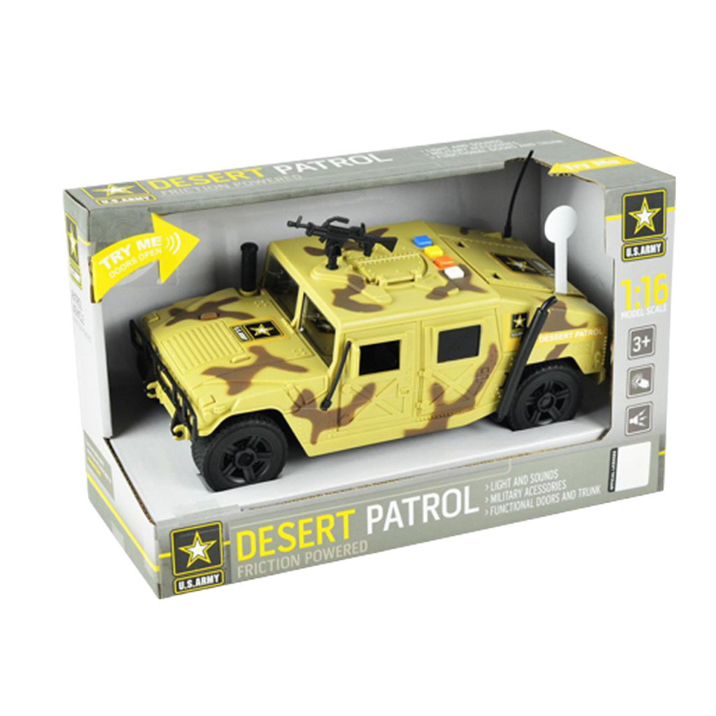 Desert Patrol Vehicle Poseable Action Figure Soldier US | Archies Toys ...