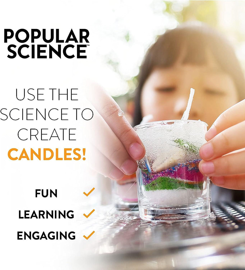 Popular Science Candle Science Kit Kids Educational Mosaic Sand WOW! S ...